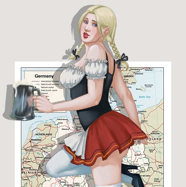 Luiza's Sketchblog: German girl illustration