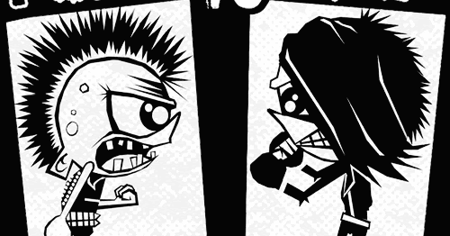punk and emo: PUNK VS EMO