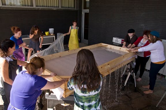 my life is done in watermelon sugar: large-scale papermaking