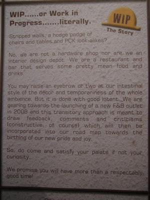 The Checkered Life: WIP @ Bangsar Shopping Centre.