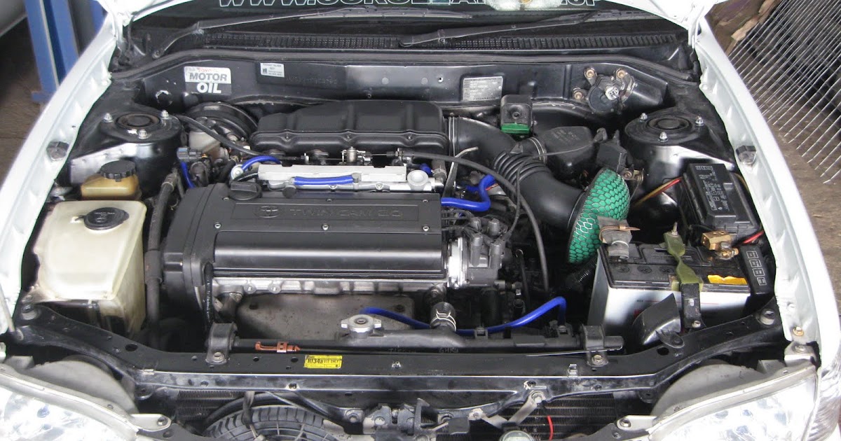 clkmotorsport: 4afe convert into 4age 20v black top engine and system