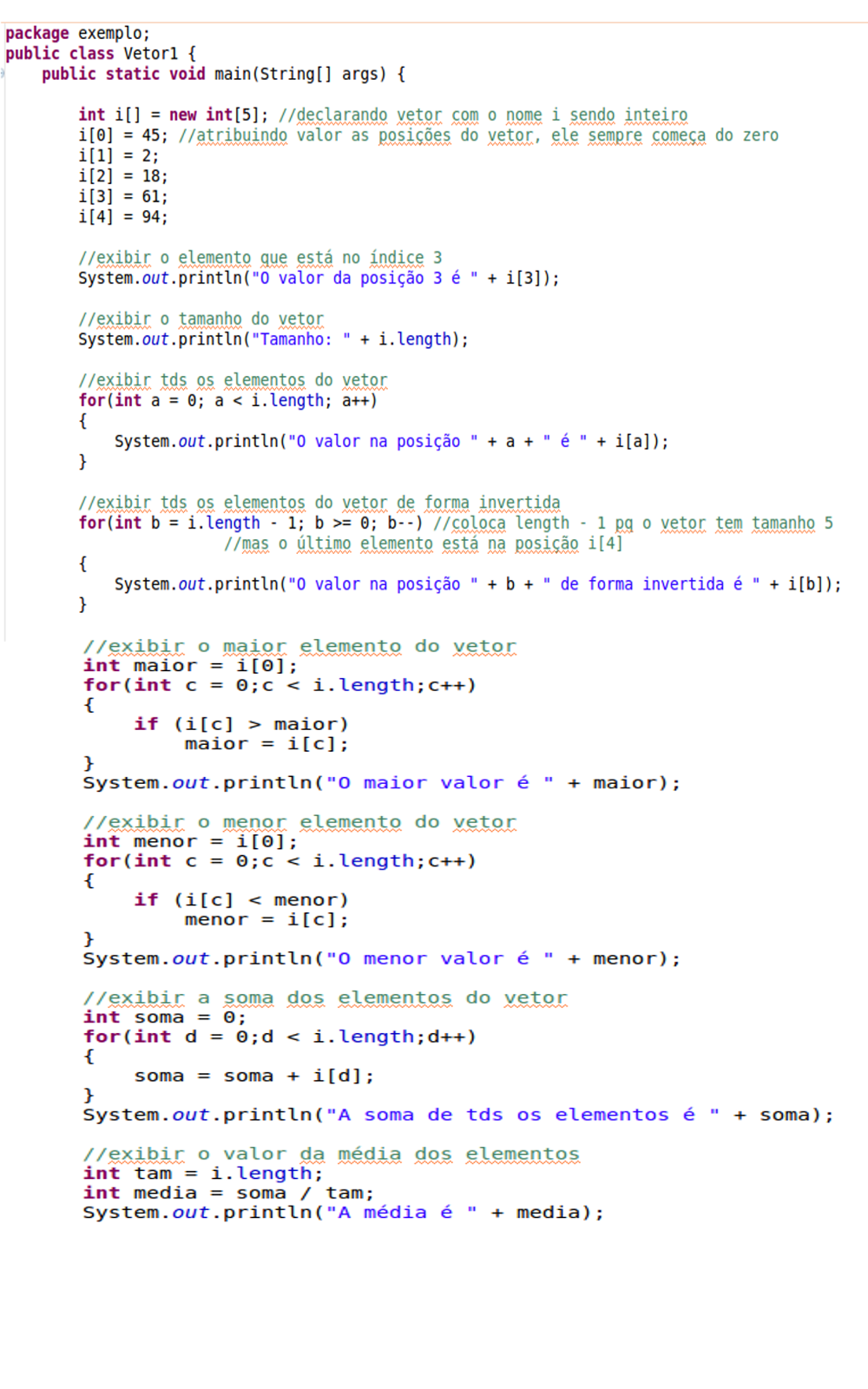 Tecnologia Livre Acesso Linguagem De Programação Java Vetores Aula 4 2323