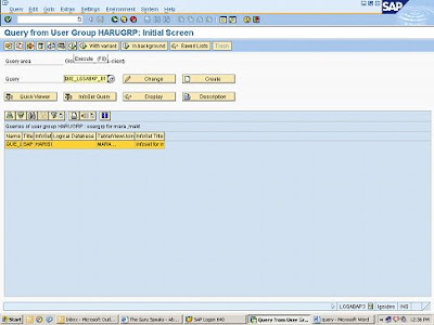 The Guru Speaks - About SAP: Step-By-Step ABAP Query in version 6