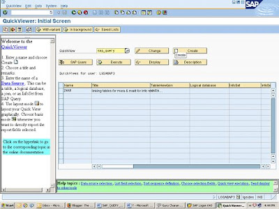 All about SAP: SAP Query Step-By-Step