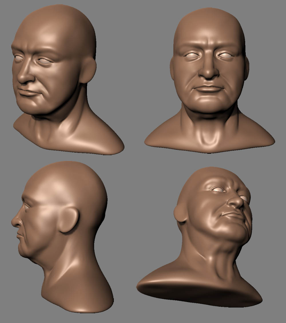 Rob's Adventures In Sculpting: Head 2 Stage 1