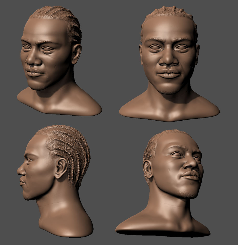 Rob's Adventures In Sculpting: Head 4 Stage 3