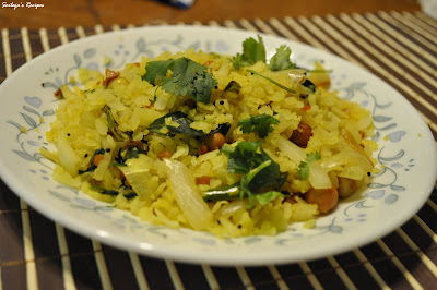 Sailaja's Recipes: Poha(Pressed rice upma)