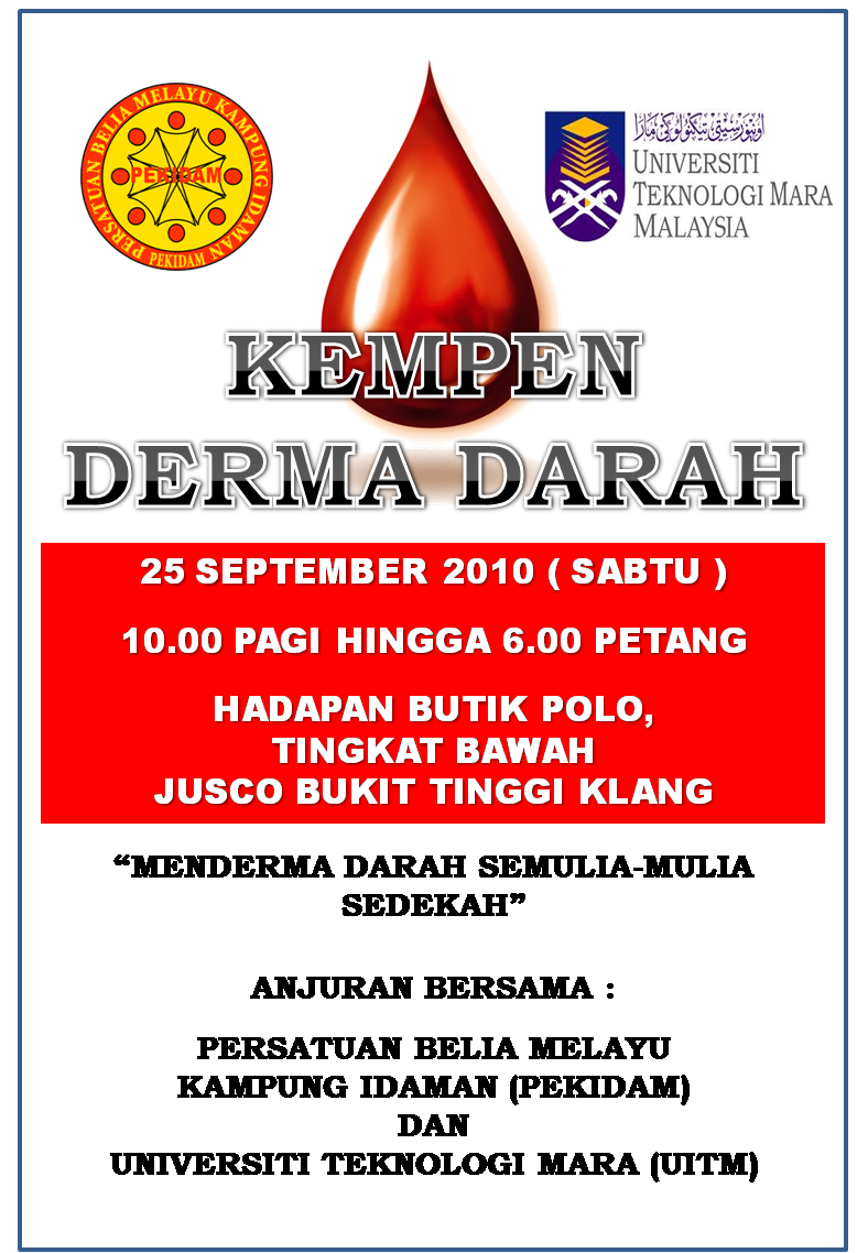 .: PROGRAM DERMA DARAH ANJURAN BERSAMA UITM SHAH ALAM