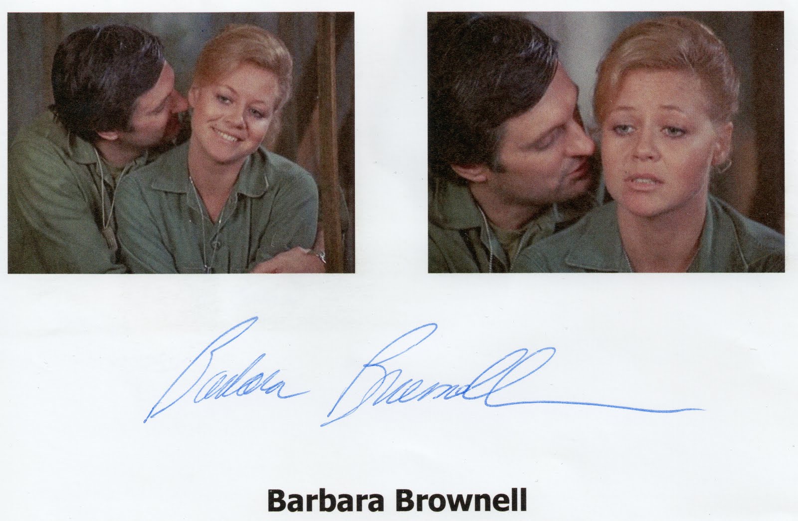 Kiwiautogal's Autographs: Barbara Brownell