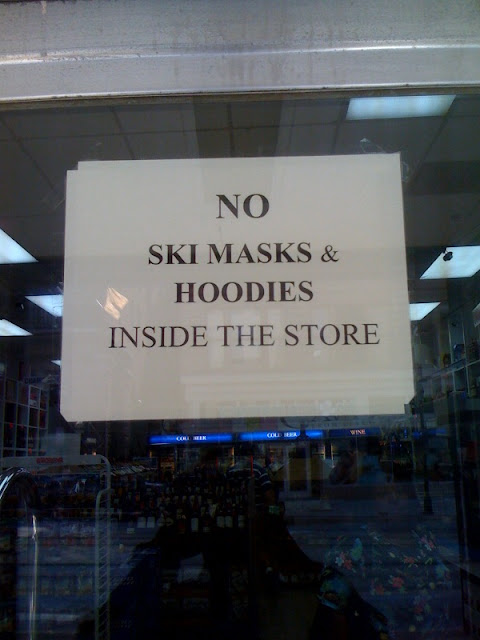 Charm City Fail: No ski masks allowed