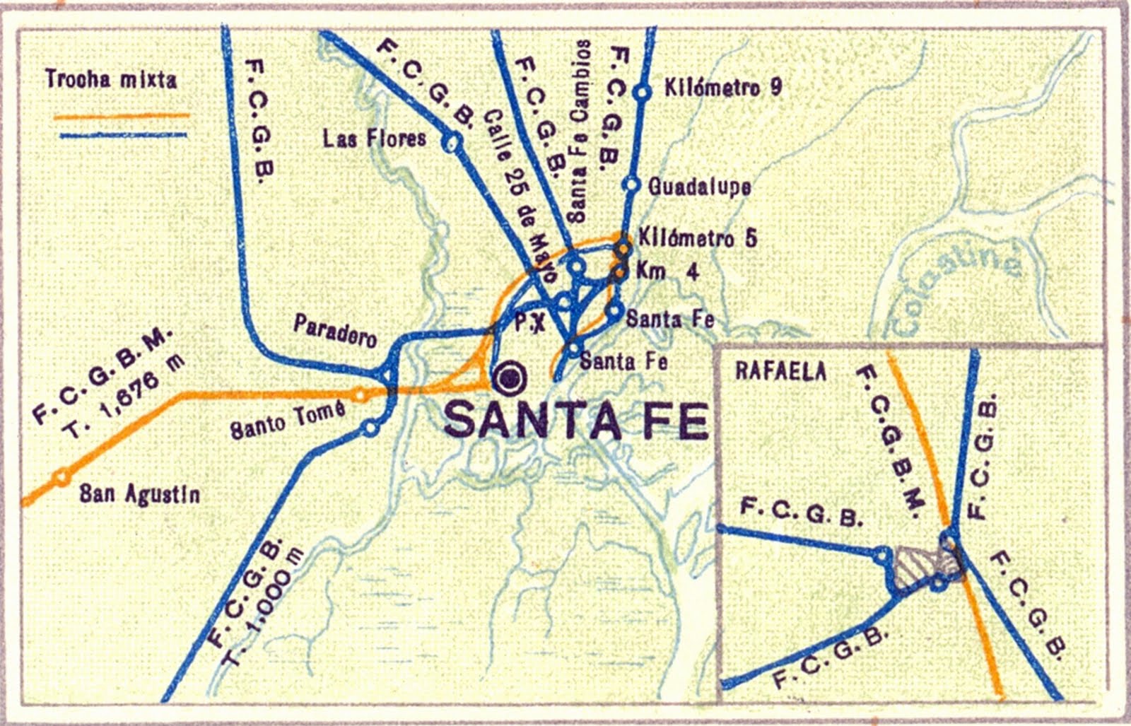 FERROAFICIONADOS ESTACION KM. 29 (GLEW): Mapas de los Ferrocarriles del ...