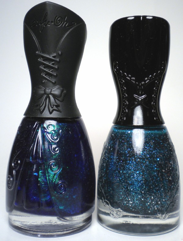 Black nail polish and lip gloss: Bewbies & Nail Polish