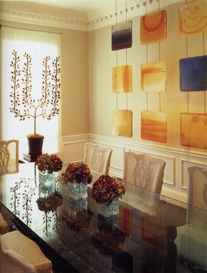 Things That Inspire: Dining Room Decor Part 3: Collections on the Wall