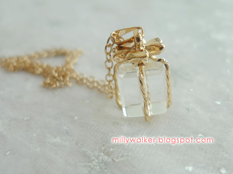 Milly Walker - Walking with Style: Crystal Present Box Necklace - All Sold