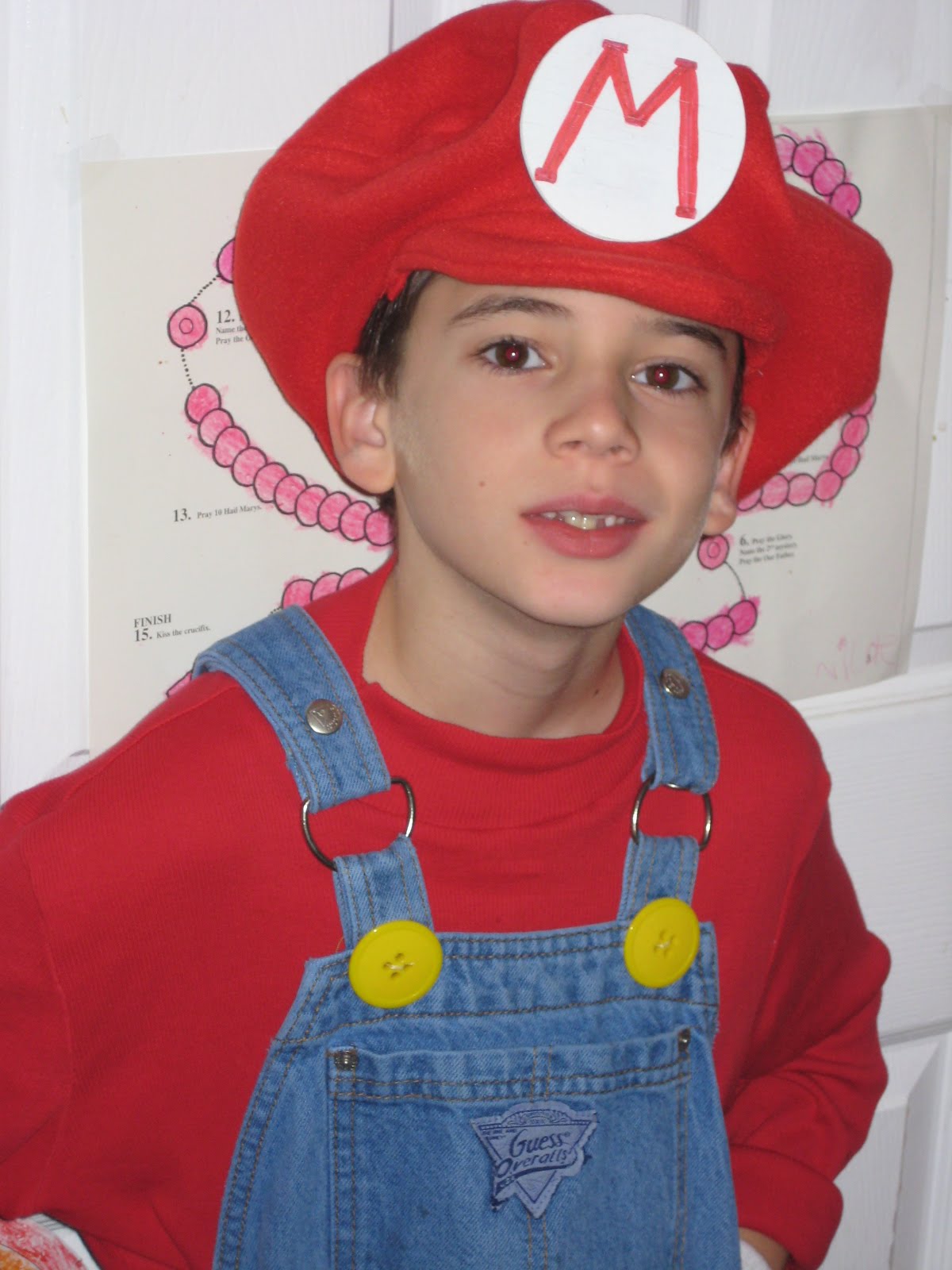 Parentology with Paula: HOW TO MAKE A MARIO HAT