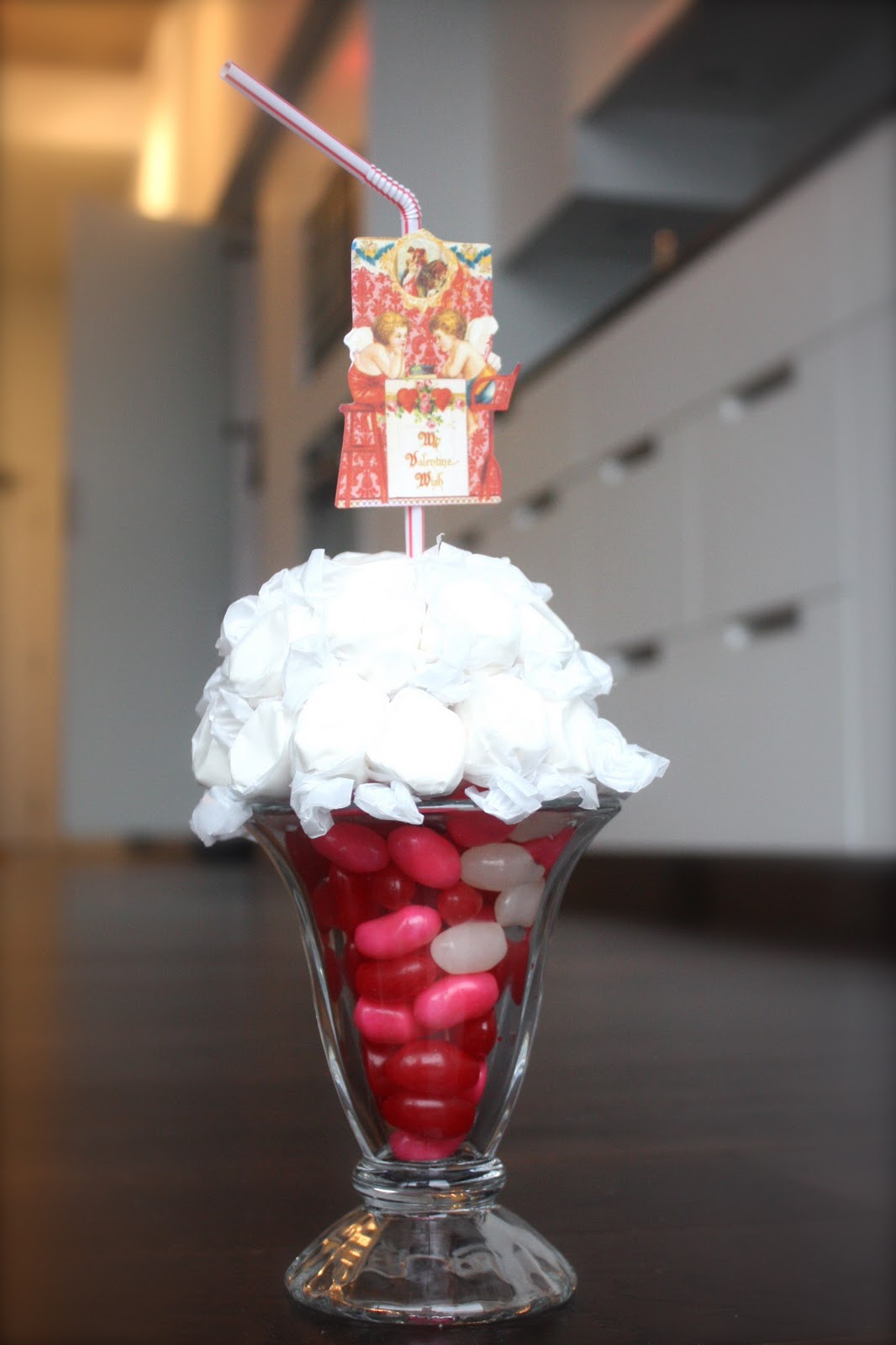 Bitsy Blog: Valentine DIY - Candy Sundaes
