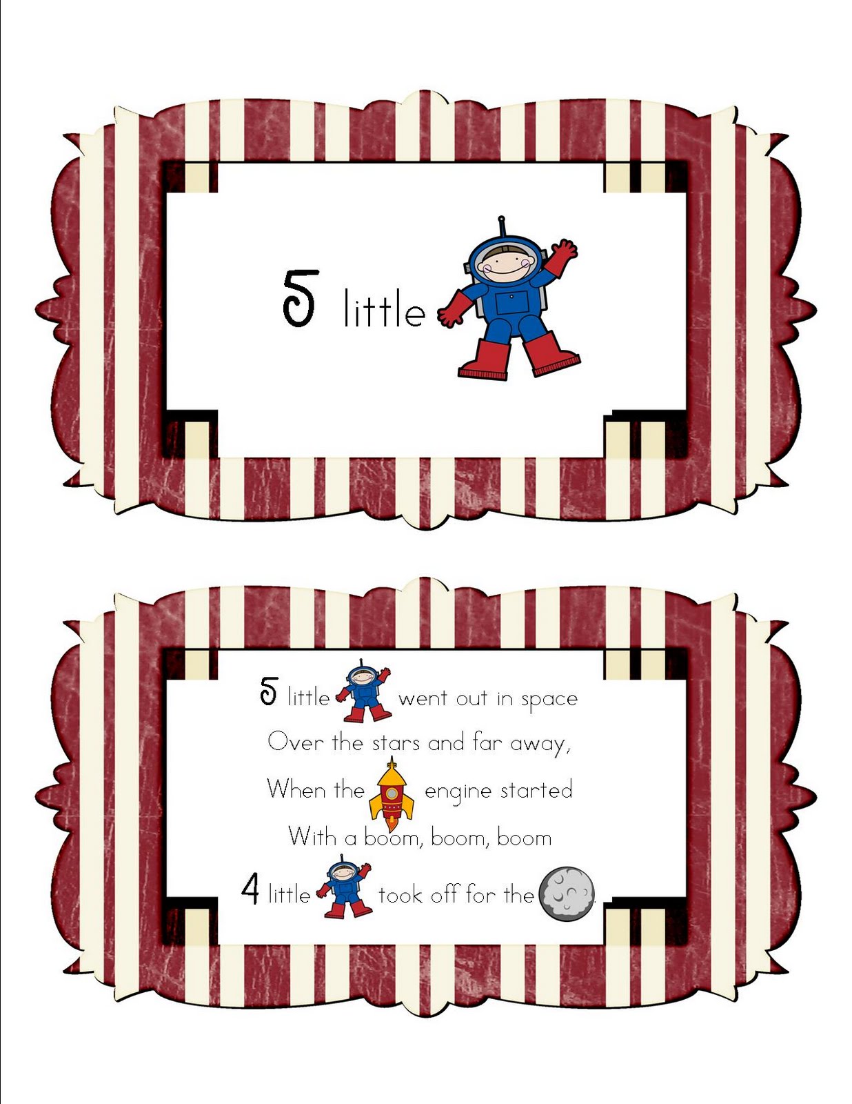 Mrs Home Ec: Preschool Lesson: Space