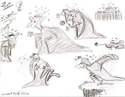 For the Birds (Art n' Stuff): ...also in the city existed...a THIEF!