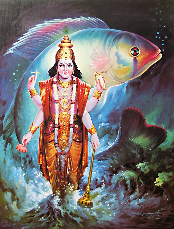HiNDU GOD: Lord Matsya avatar