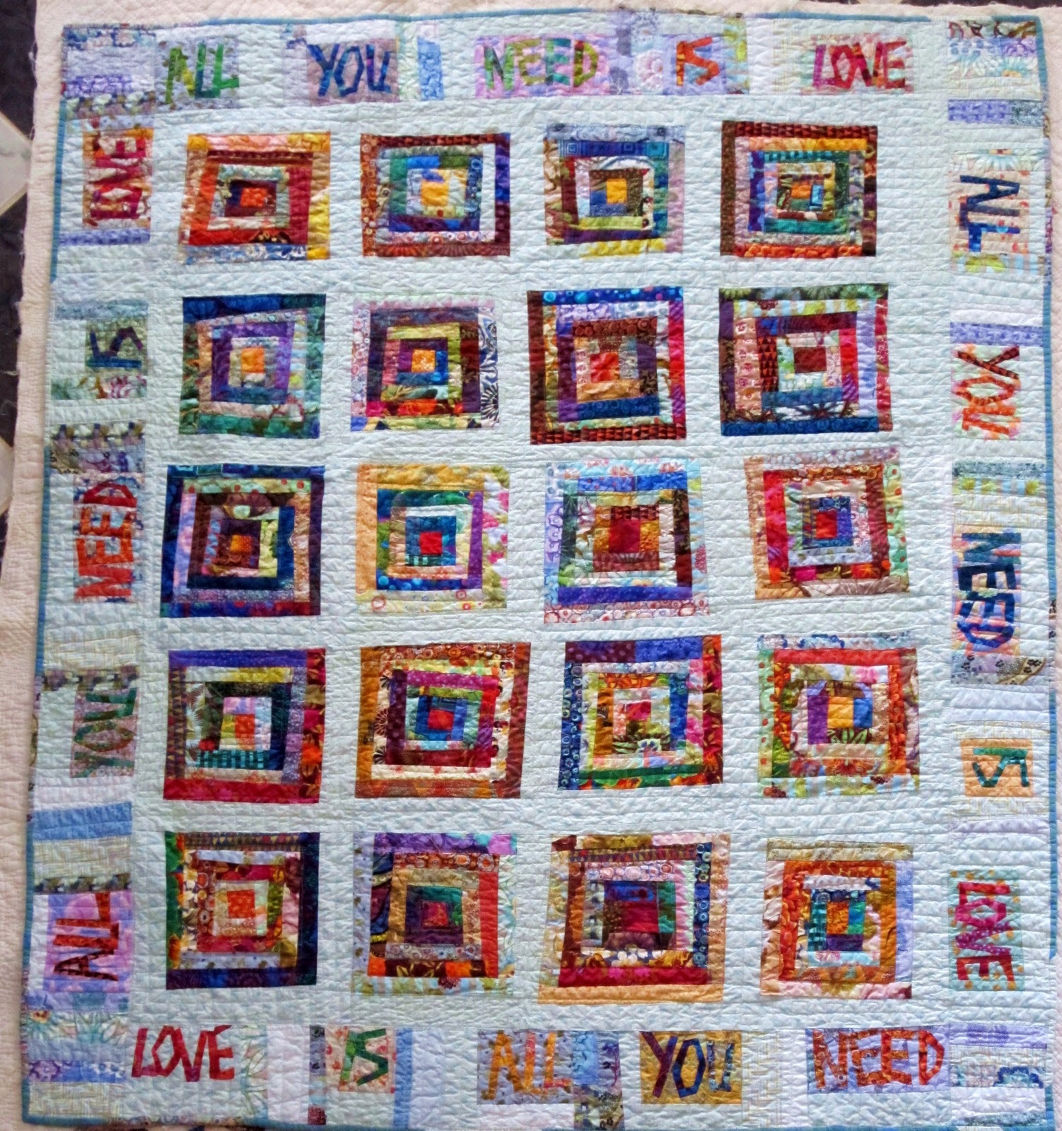 UnRuly Quilting: My first letters