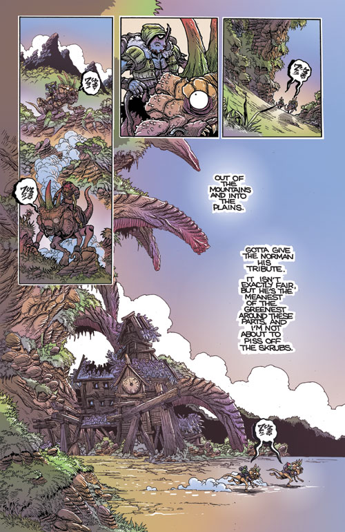 ghettoManga: PREVIEWS: Silver Surfer and Orc Stain TPB by James Stokoe