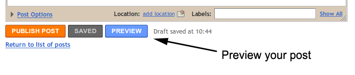 Blogger Buster: Better Post Previews - See how your post will look to ...