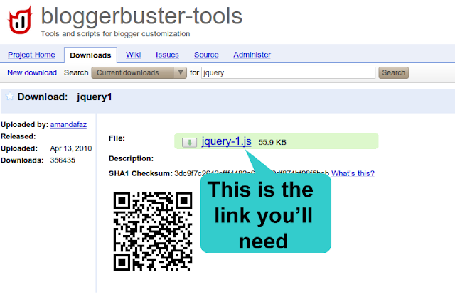 Blogger Buster: Using Google Code to host scripts for your Blogger Template