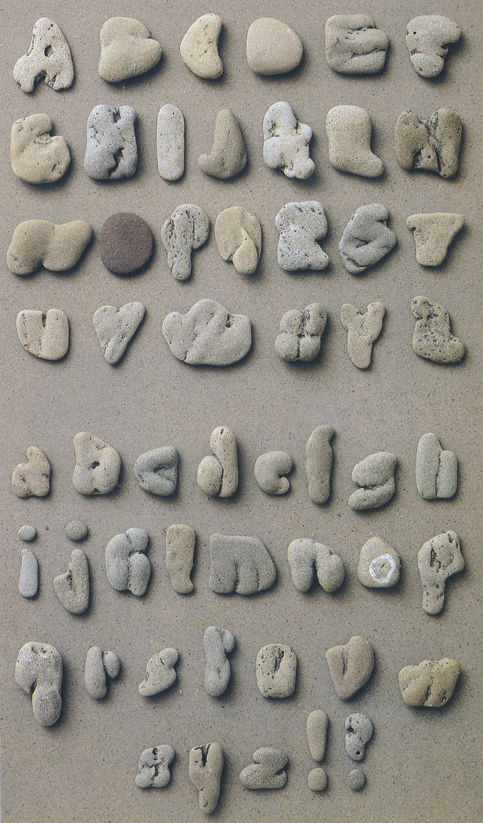 What is good?: Stone alphabets