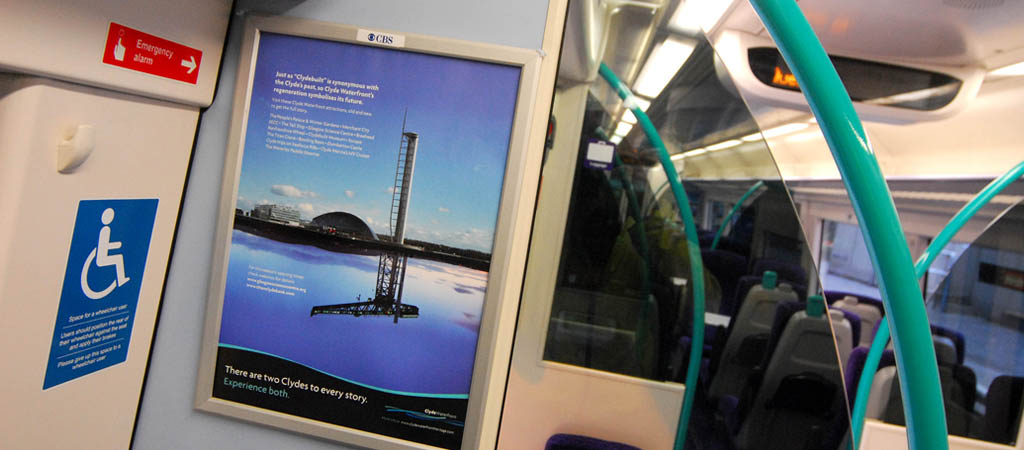 Hazel Design Context: Rail advertising