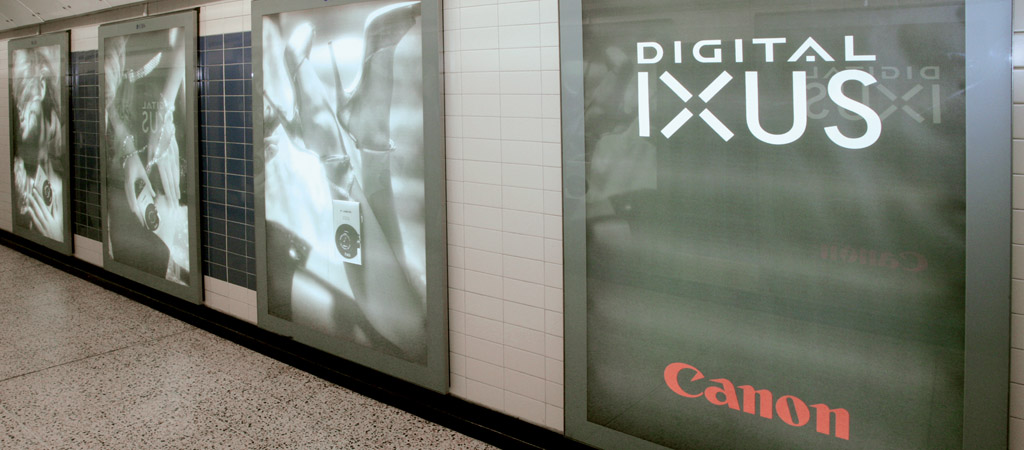 Hazel Design Context: Tube advertising