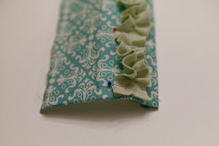 Snapshots of Life: Sew Easy Ruffled Camera Strap Tutorial