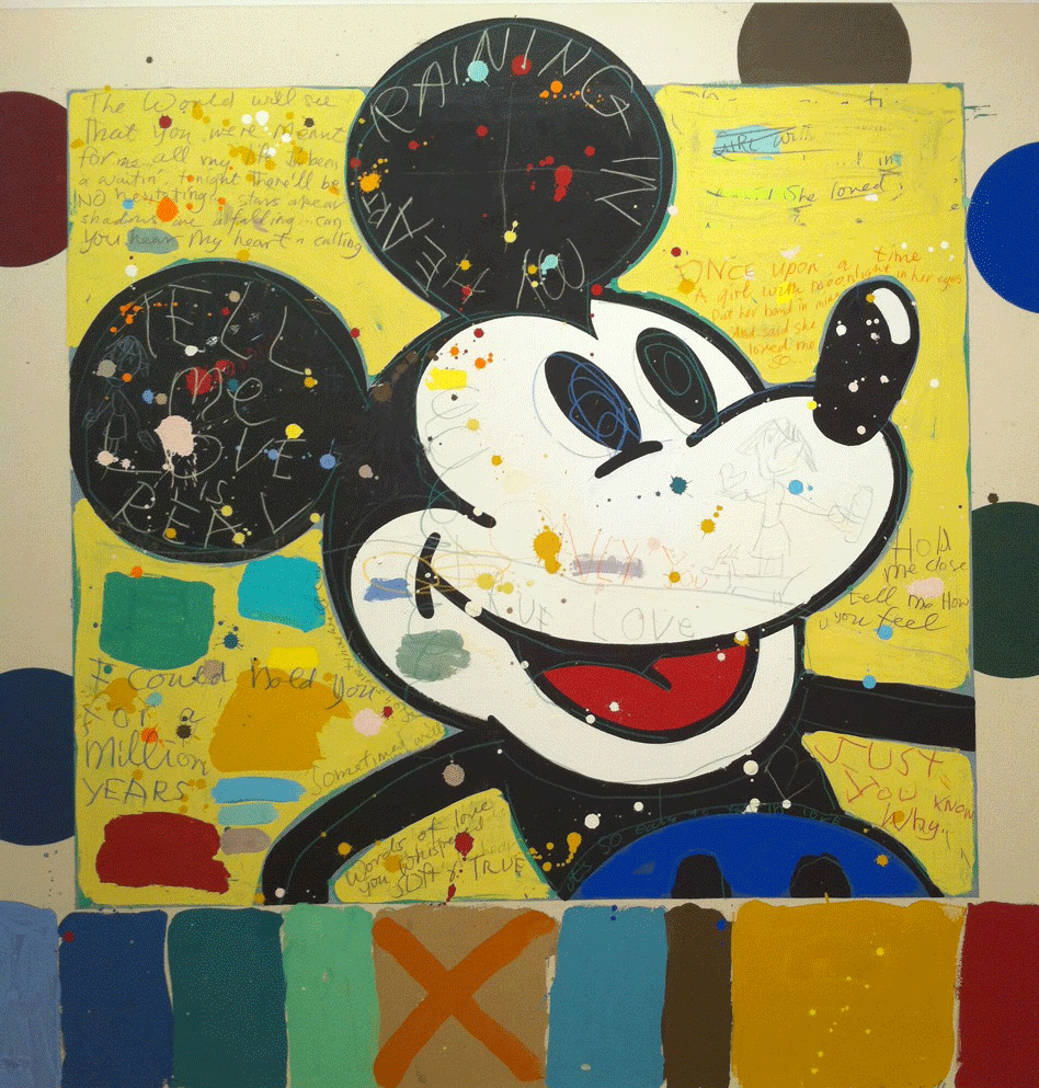 Scribbles with a side order of art: David Spiller: Forever Young exhibition