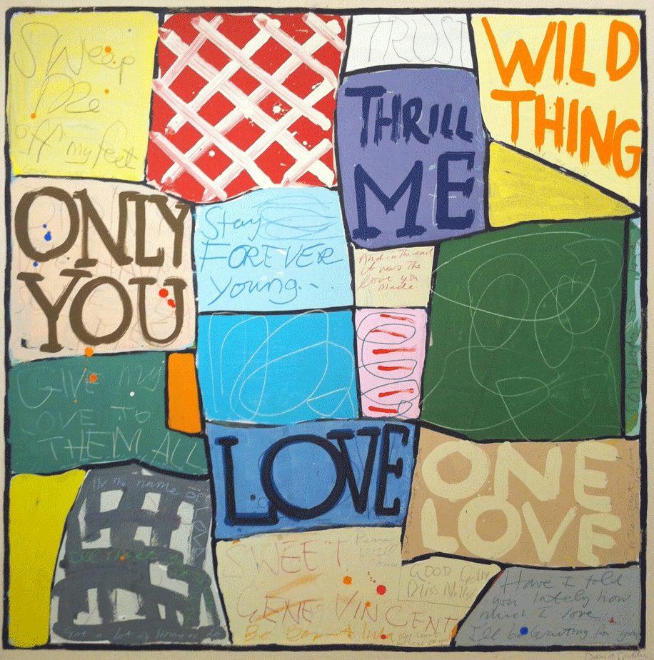 Scribbles with a side order of art: David Spiller: Forever Young exhibition