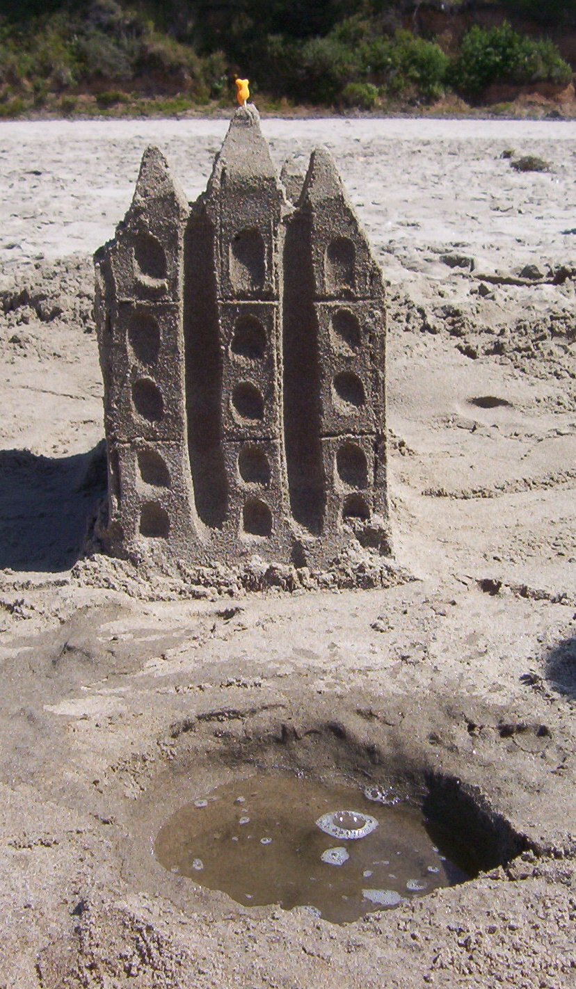 Samurai Mom: How to Make a Sand Temple