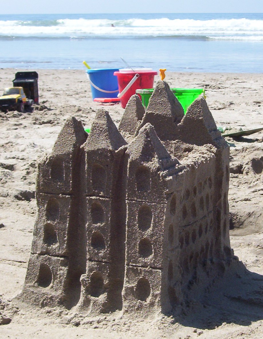 Samurai Mom: How to Make a Sand Temple