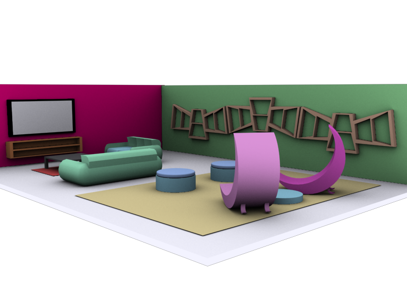 Arte Design 3DA: Jetsons living room