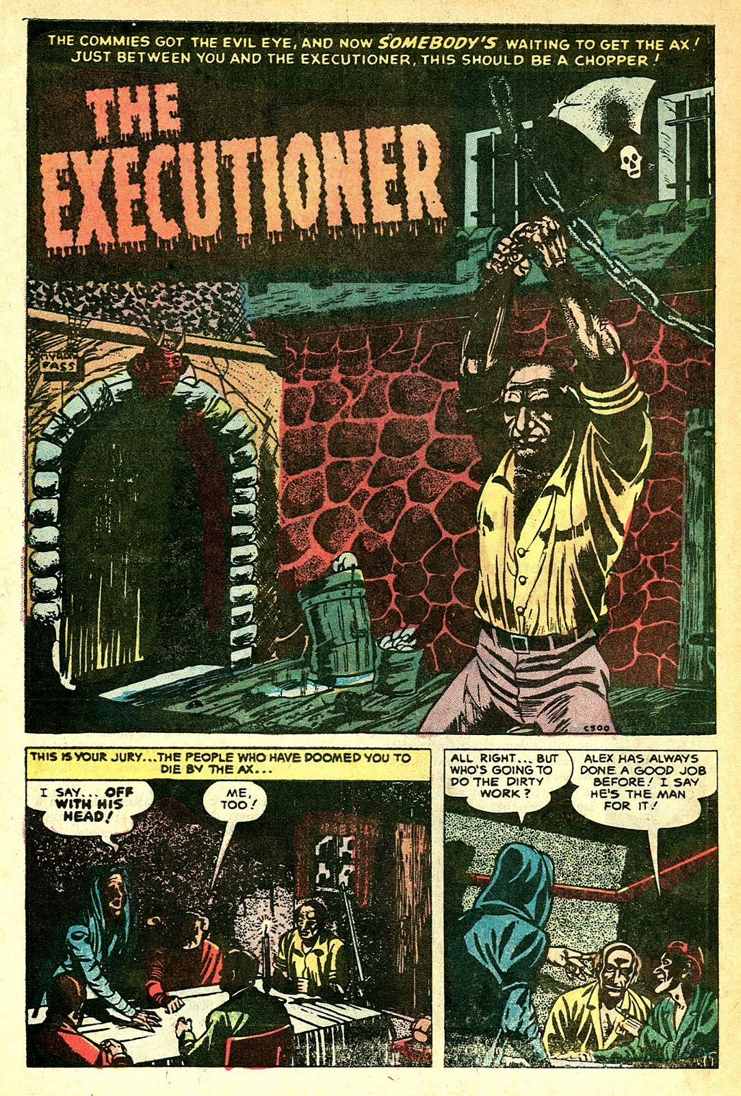 The Drunken Severed Head: Encore post: "The Executioner"