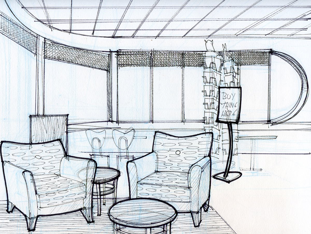 Home Interior Design Sketches: Feat Into Home Interior Design