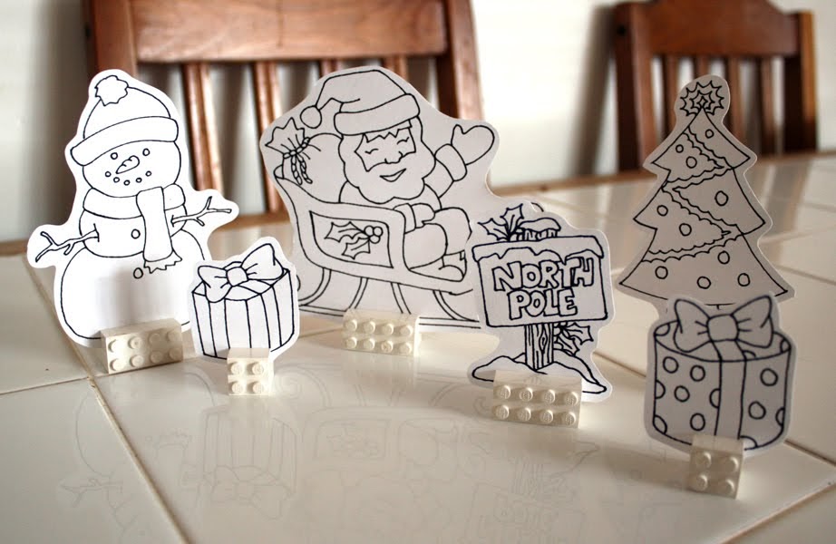Filth Wizardry: Festive card hole punching with more Lego