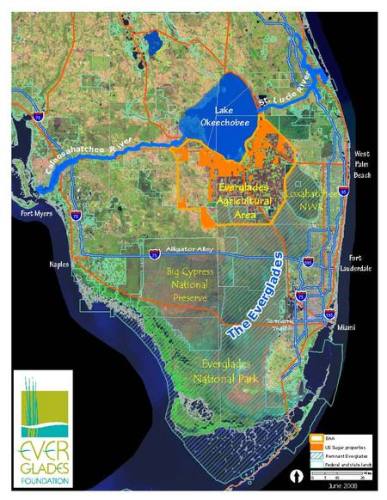 Florida Everglades Map Location
