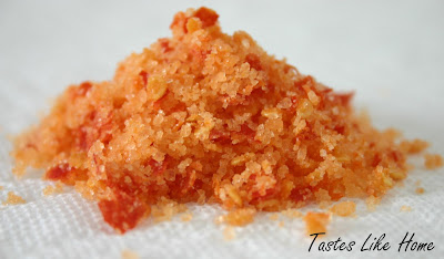 tastes like home: Mangoes, pepper & salt