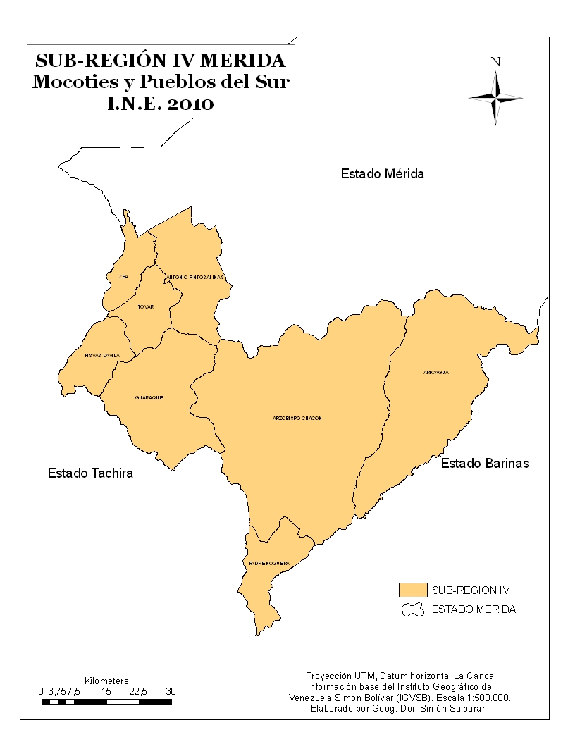 Actualización Cartográfica Sub-región IV: Mapa Sub-región IV ...