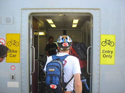 295bus: Enter and Exit Doors on CalTrain Bike Cars