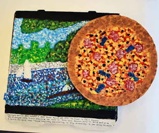 Fun Art Gallery: Pizza Box Biographies