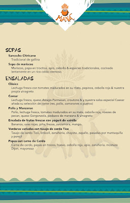 RESTAURANTE Y CAFE MANÁ: Menu de Sopas y Ensaladas