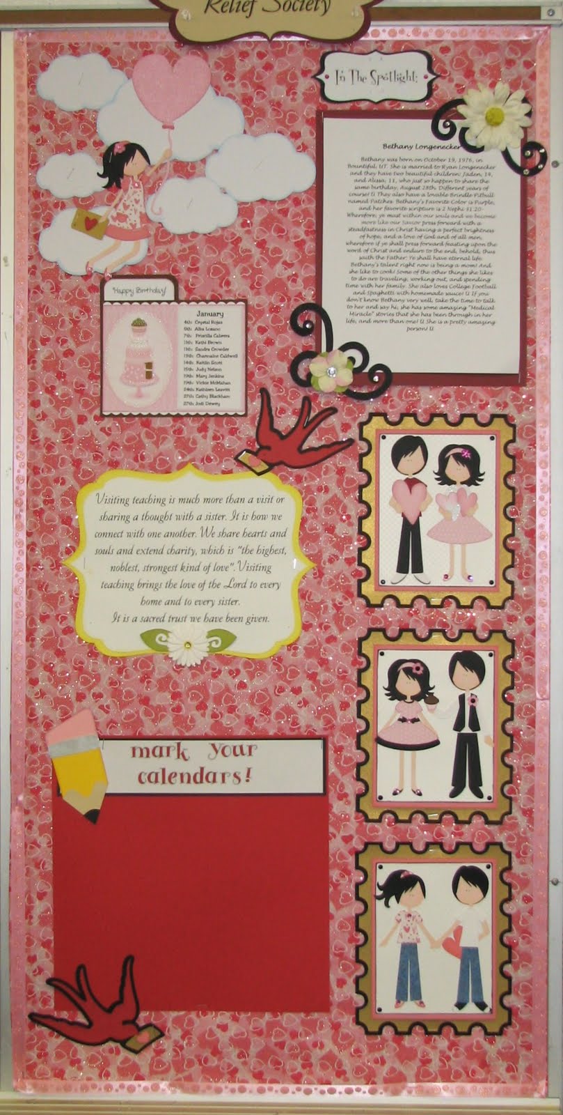 The Avid Scrapper: {Valentine Bulletin Board}