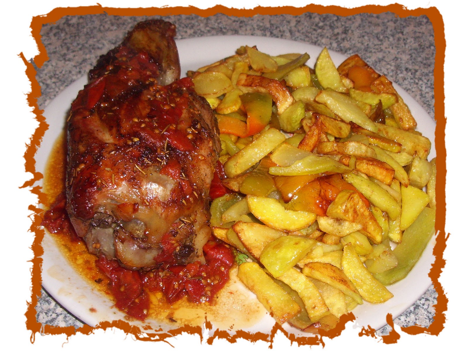 la passione di cigno...la cucina: STINCO DI MAIALE CON PATATE E ...