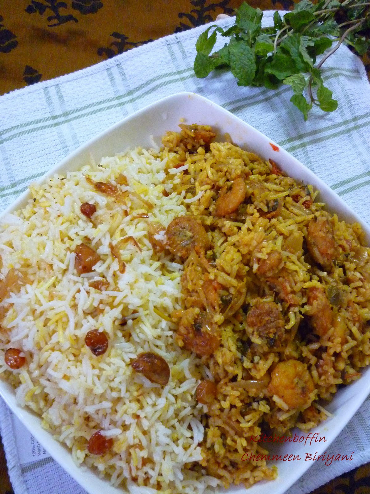 Kitchen Boffin: Chemmeen Biriyani / Prawn Biriyani