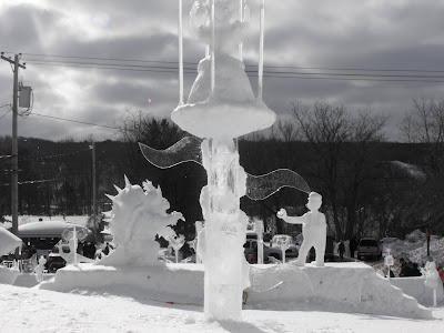 Three Syllables: Michigan Tech Ice Sculptures