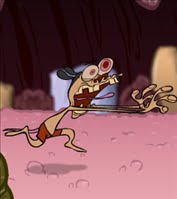 Ren and Stimpy: Mouth Trap Game - Play Nicktoons Games Online